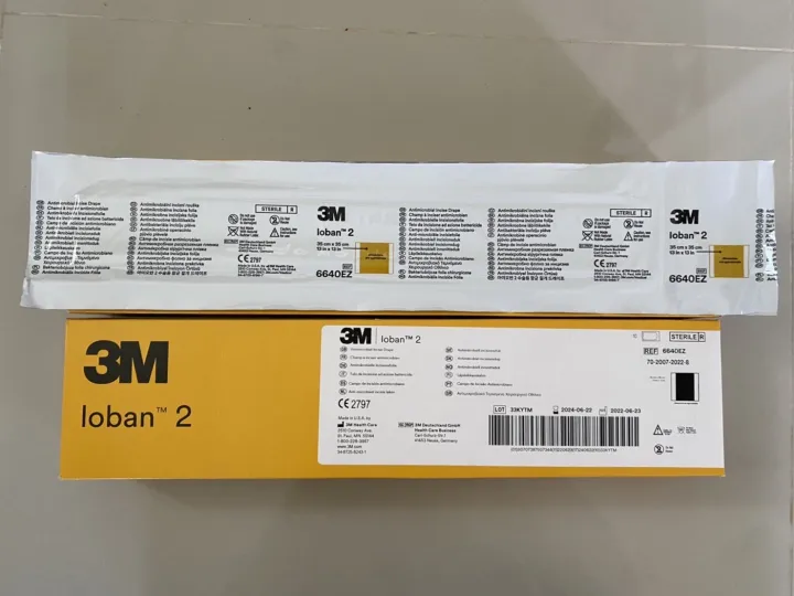 3M แผ่นฟิล์ม Ioban 6640 35 x 35 cm 10 แผ่น/กล่อง | Lazada.co.th