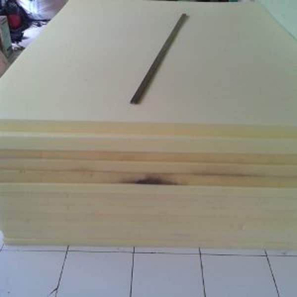 busa lembaran tebal 4cm/spons lembaran/ busa meteran/busa kursi dan ...