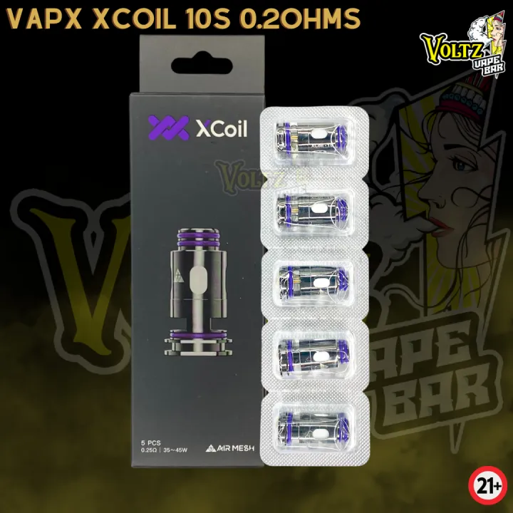 Vapx Xcoil - 10 0.2 ohms Coil Replacement (Voltz Vape Bar) | Lazada PH
