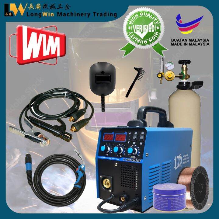 WIM MALAYSIA P MIG-205 IGBT Inverter Welding Machine 6 in 1 Function ...