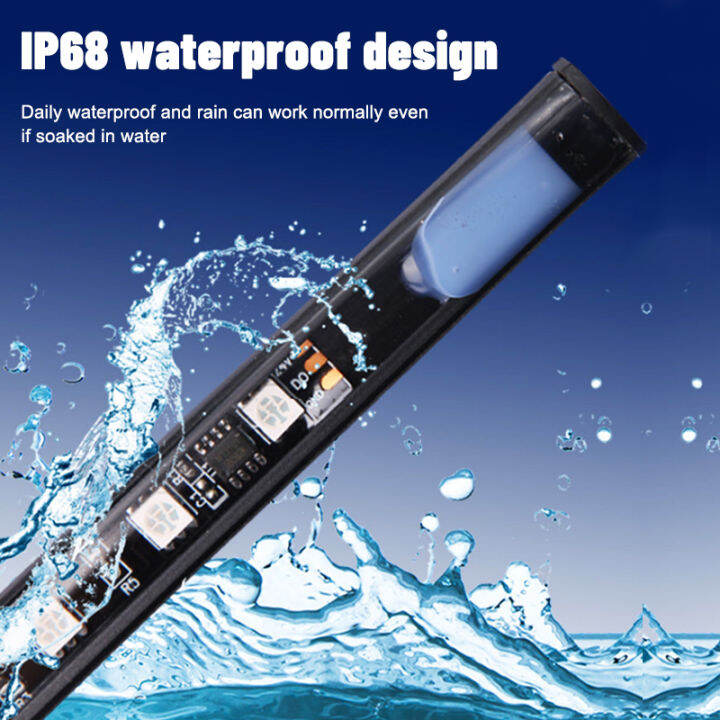 24v Truck Lights Van Led Strip Rgb Lorry Brake Warning Driving Lights ...