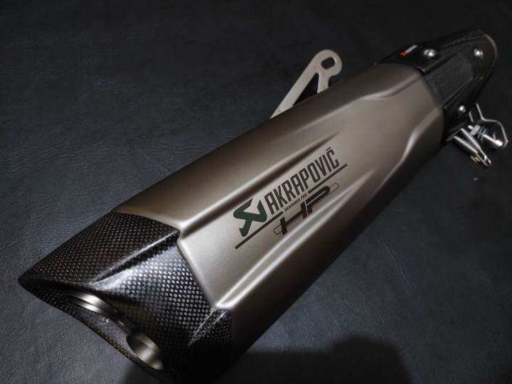 Akrapovic HP Dual hole Real Carbon Premium Quality muffler 51mm | Lazada PH