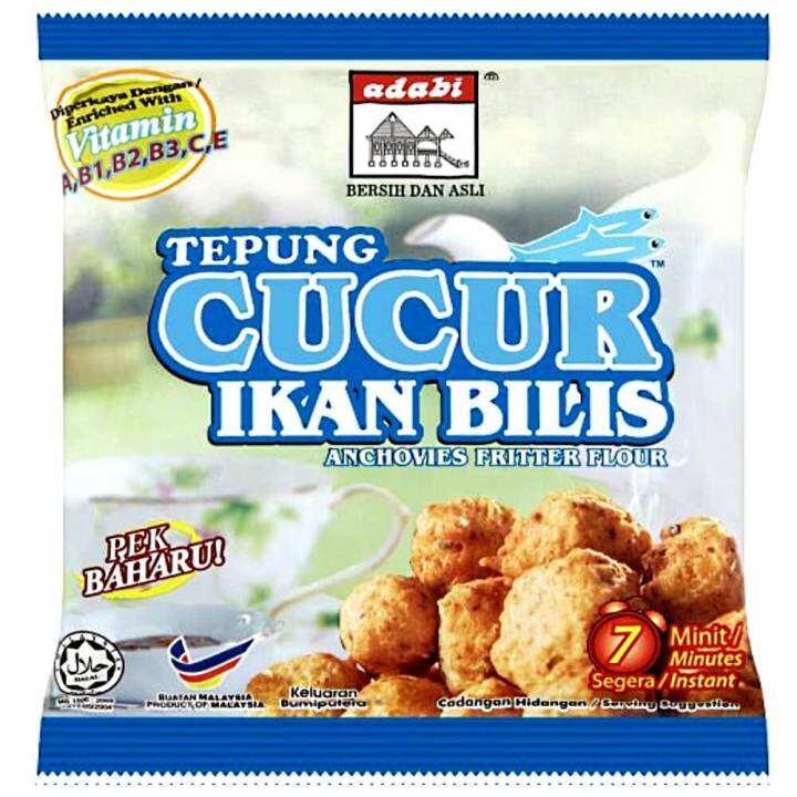 ADABI Tepung Cucur Ikan Bilis 200g | Lazada
