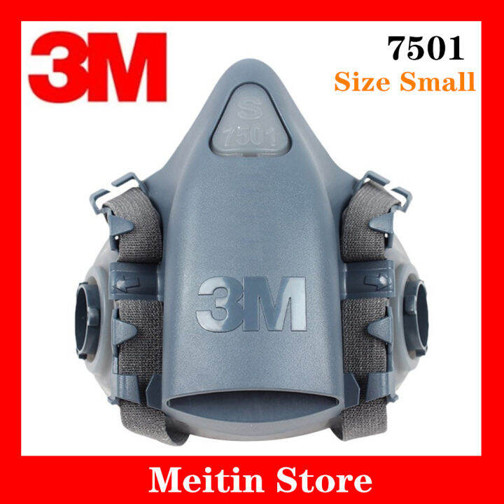 ขนาดเล็ก 3M 7501 เครื่องช่วยหายใจ Body Chemical Gas Body Paint สเปรย์ ...