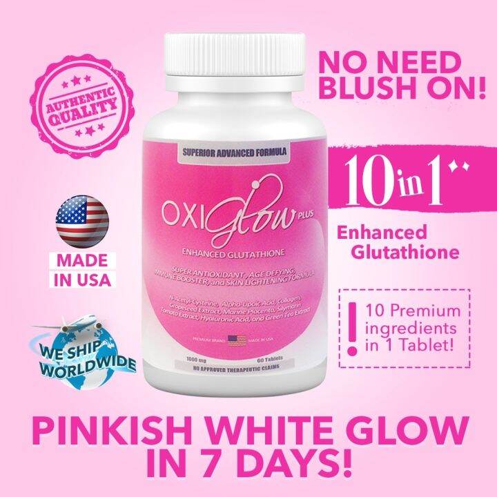 Fayshow Oxiglow Plus 10 in 1 Enhanced Glutathione Rosy White Glowing ...
