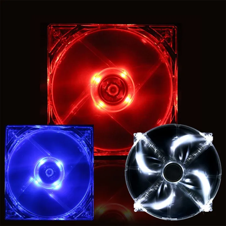 LED Rainbow 120MM Case Chassis Cooling Ring CPU Fan computer chassis ...
