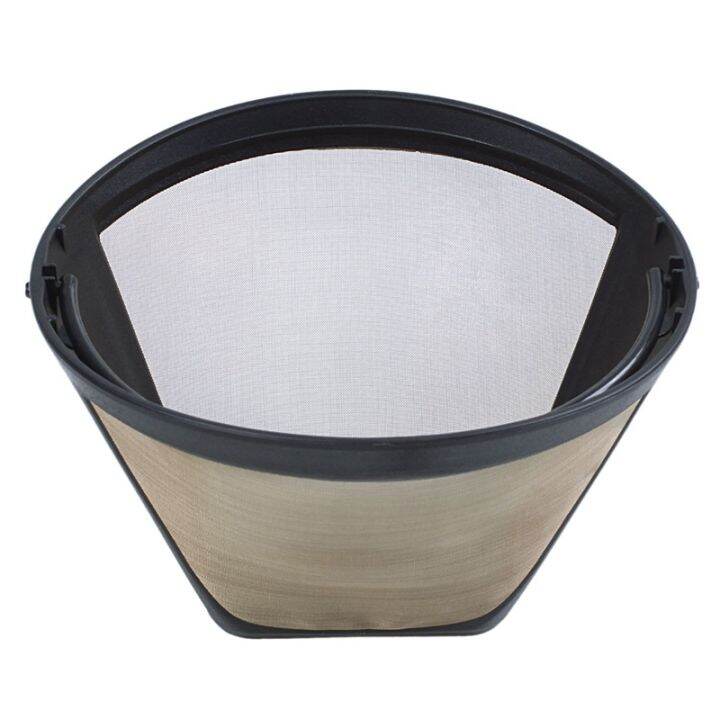 1PC Permanent Reusable #4 Cone Shape Coffee Filter Mesh Basket ...