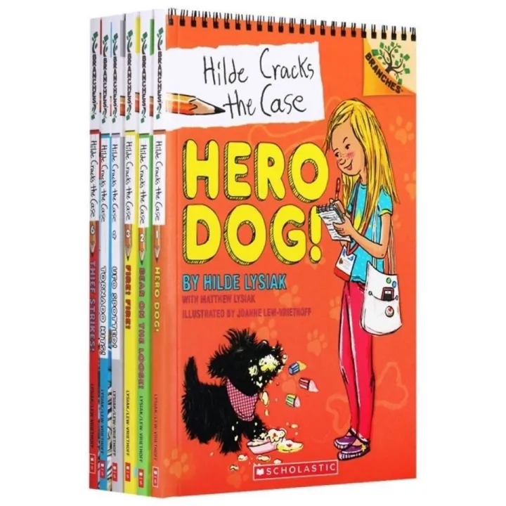 Hilde Cracks the Case 6 books set,English book for children | Lazada.co.th
