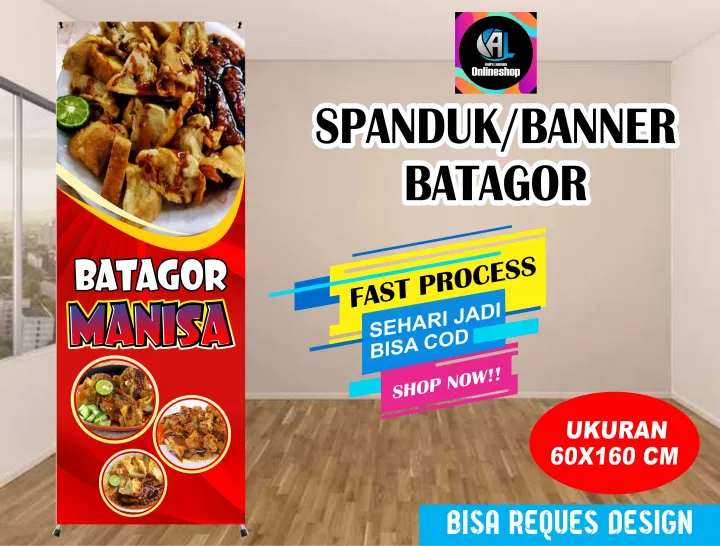 Spanduk, Banner Batagor Manis | Lazada Indonesia
