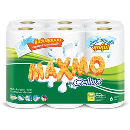 MAXMO by Cellox Kitchen and Multi-Purpose Roll Towel แม๊กซ์โม่ กระดาษ ...
