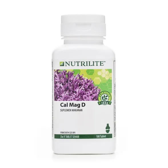 Nutrilite Cal Mag D Vitamin Kalsium, Magnesium dan Vitamin D untuk ...