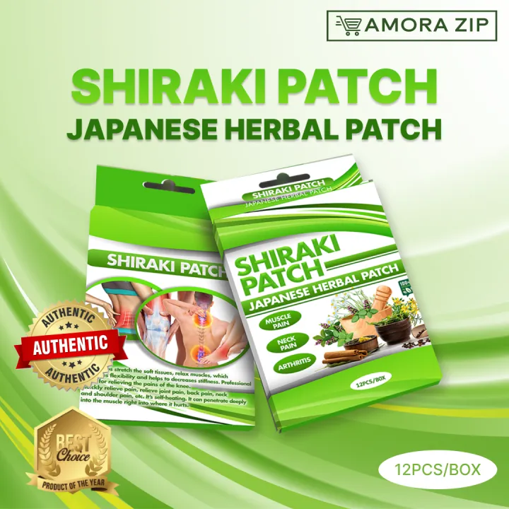 Shiraki Patch Made in japan 100% original effective Healing Knee Body ...