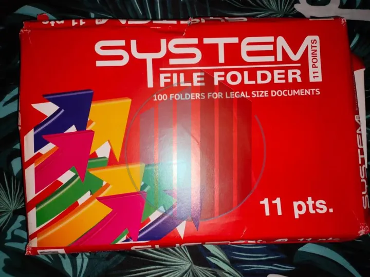 System White Folder Long (25's) 11pts | Lazada PH