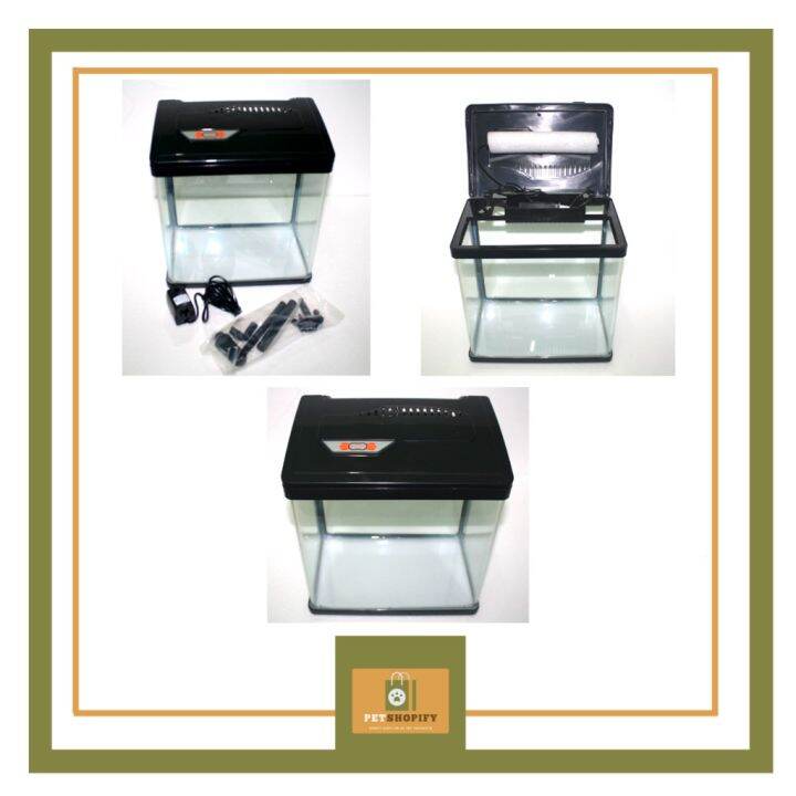 INFINITY FISH TANK AQUARIUM WITH LED LAMP AND MOTOR PY-580 | Lazada PH