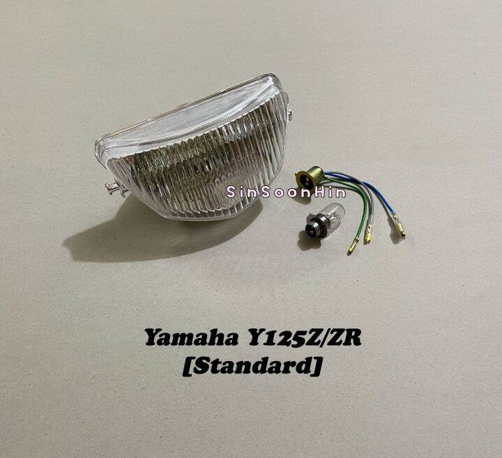 Yamaha Y125Z Y125ZR Head Lamp Set - Standard [Free Bulb & Socket] | Lazada