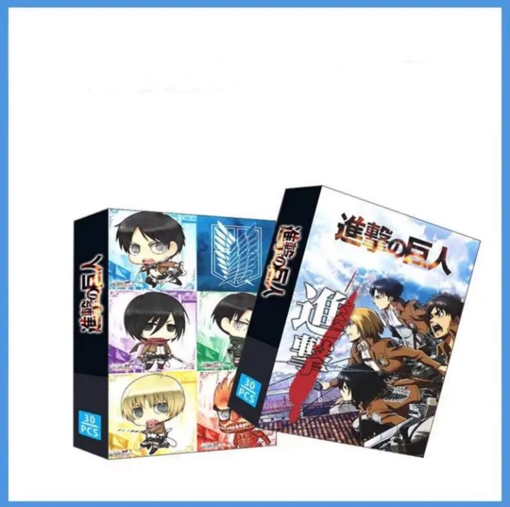 ATTACK ON TITAN BIG LOMO CARDS 30 PIECES | Lazada PH