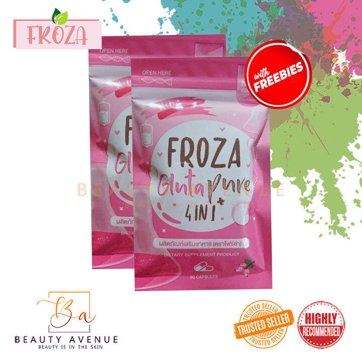 Froza Gluta Pure 4 in 1 60 Capsules x 2 PACK | Lazada PH