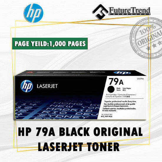HP 79A Black Original LaserJet Toner Cartridge (CF279A) | Lazada