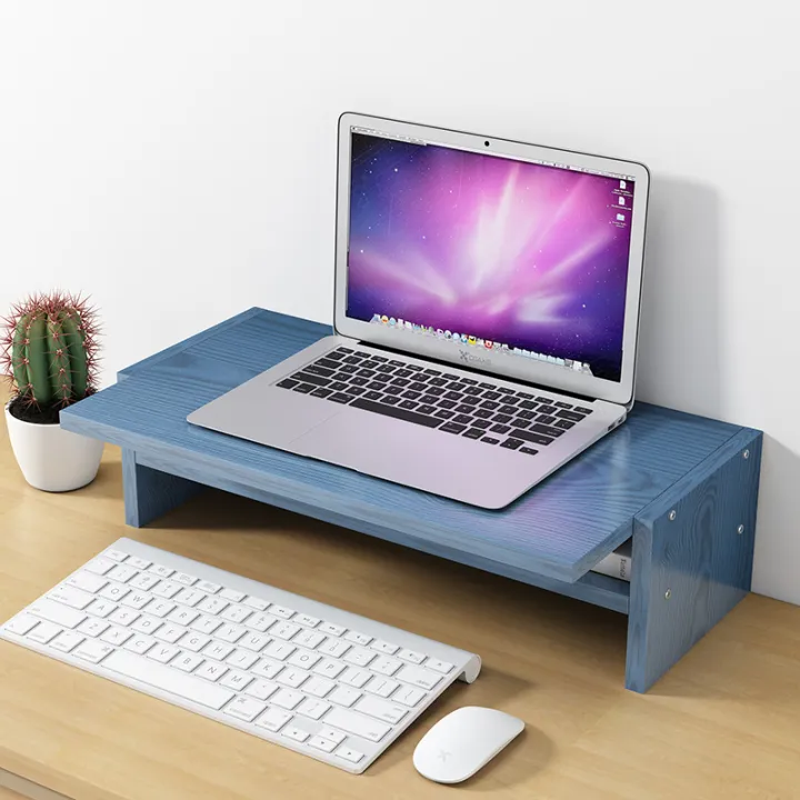 Laptop monitor screen heightening rack desktop keyboard finishing ...
