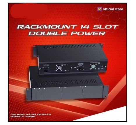 Rackmount media converter fiber optic netlink htb 14 slot 2 psu - rack ...