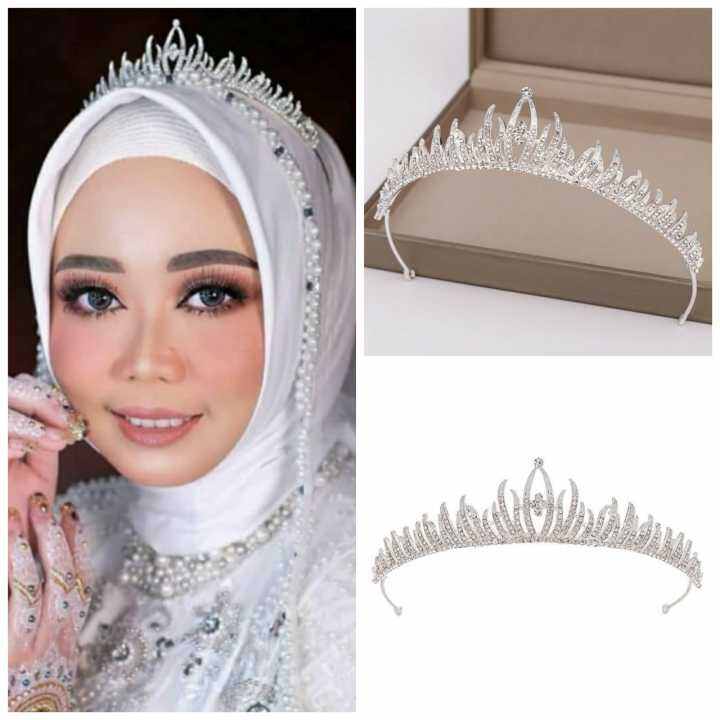 Merpati Crown - Mahkota Wisuda / Bridesmaid - MAhkota Pengantin - Bridal Crown Simple | Lazada ...