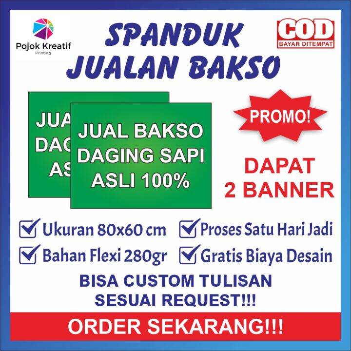 Spanduk Sepanduk Banner Bener Baner Benner Backdrop Usaha Jual Jualan ...