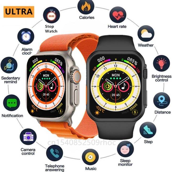 【hot】 Smart Watches Ultra Series 8 for Xiaomi Smartwatch Men Women ...