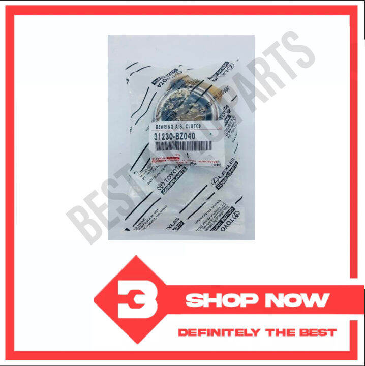 Genuine Toyota Clutch Release Bearing for Wigo 2012-up 31230-BZ040 ...