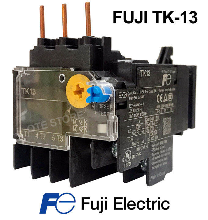 FUJI TK13 TR-ON/3 Thermal Overload Relay (TOR) Suitable SC-03 / SC-0 / SC-05 | Lazada