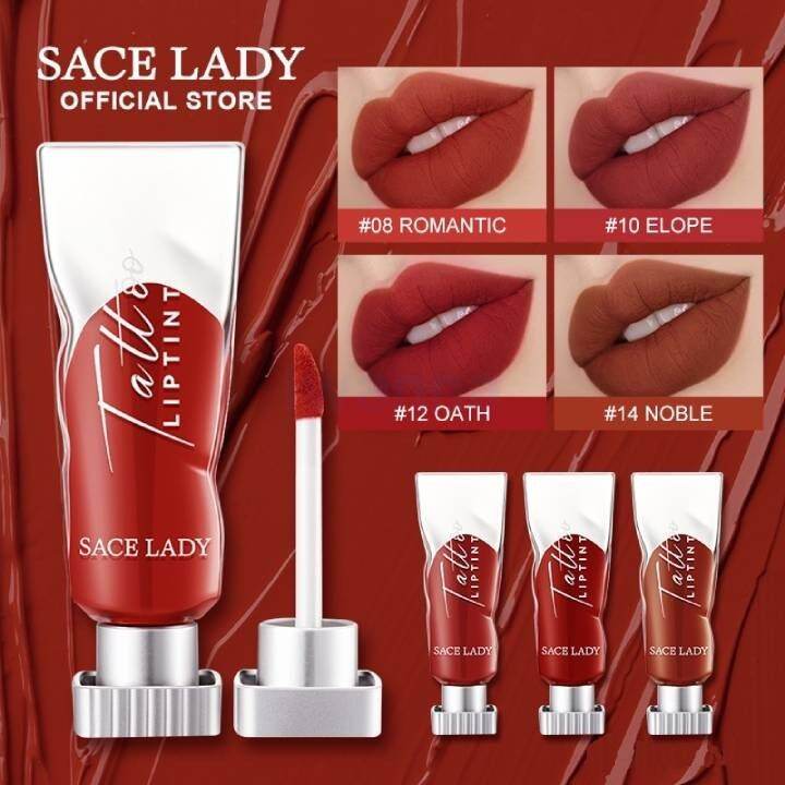 Pretty SACE LADY Lipstick Matte Waterproof Long-Wear Smooth Lips 4 ...