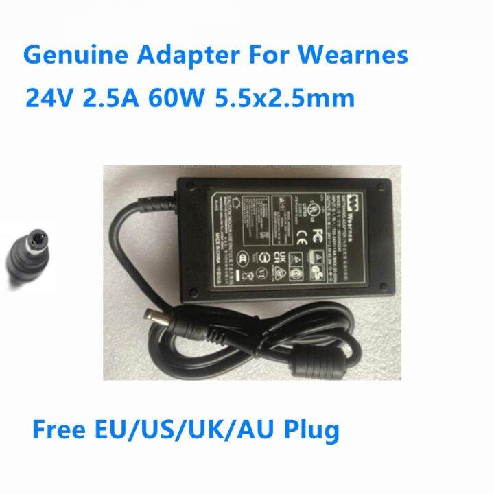 Genuine 24V 2.5A 60W 5.5x2.5mm WDS060240 AC Switching Adapter For ...