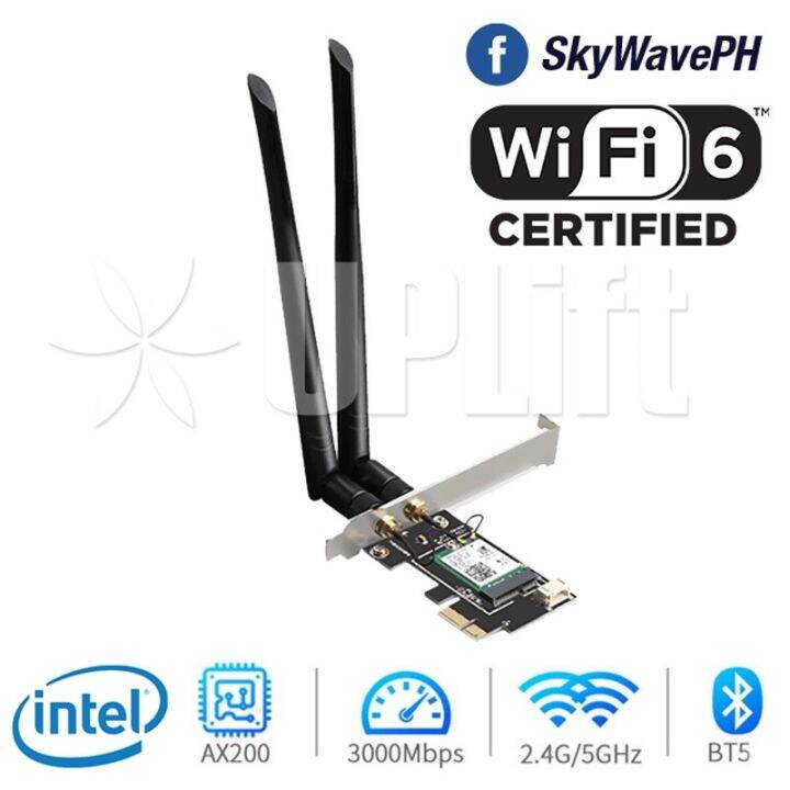 INTEL AX200NGW AX210NGW Wi-Fi 6 MU-MIMO Wifi and Bluetooth 5 LAN Card ...