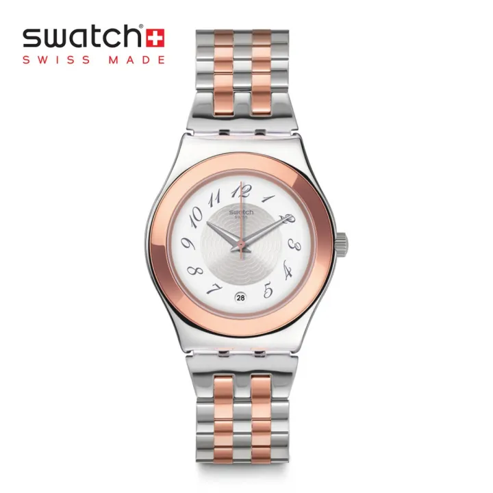 Swatch Irony Medium Midimix YLS454G Silver Stainless Steel Strap Watch ...