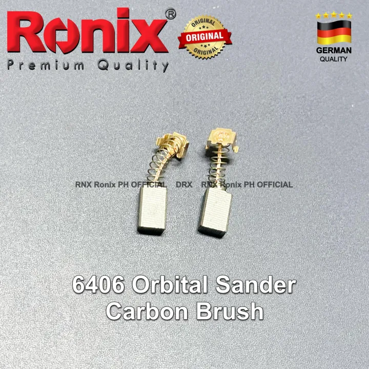 RONIX OFFICIAL Germany 6406 Orbital Sander Carbon Brush | Lazada PH
