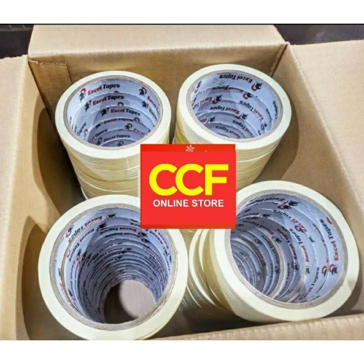 Masking Tape 1 inch Excel ( Sold per Box ) | Lazada PH