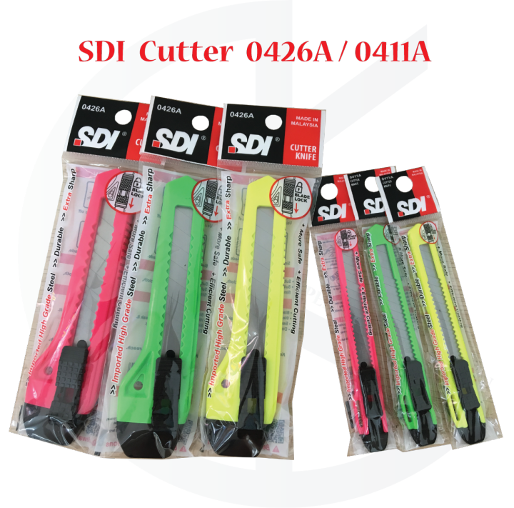 SDI Cutter Knife / Student Knife 0426A / 0411A | Lazada