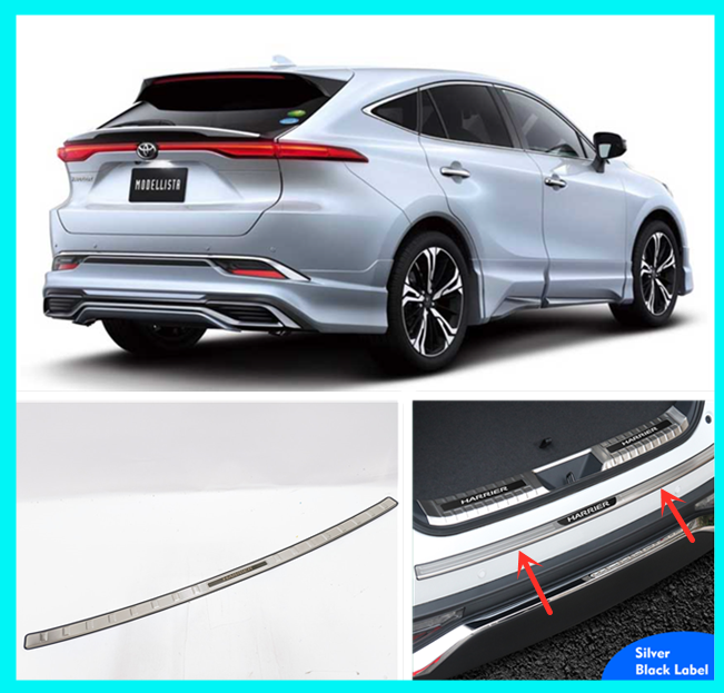 Toyota Harrier XU80 2020 Rear Bumper Guard Trunk Protector Stainless ...