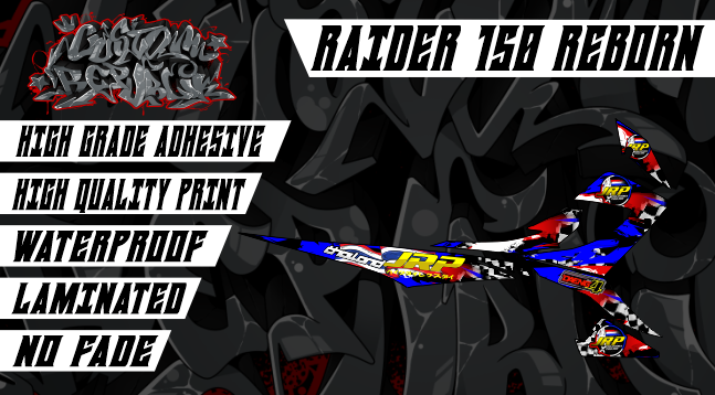 Raider 150 Reborn JRP Decals Set | Lazada PH