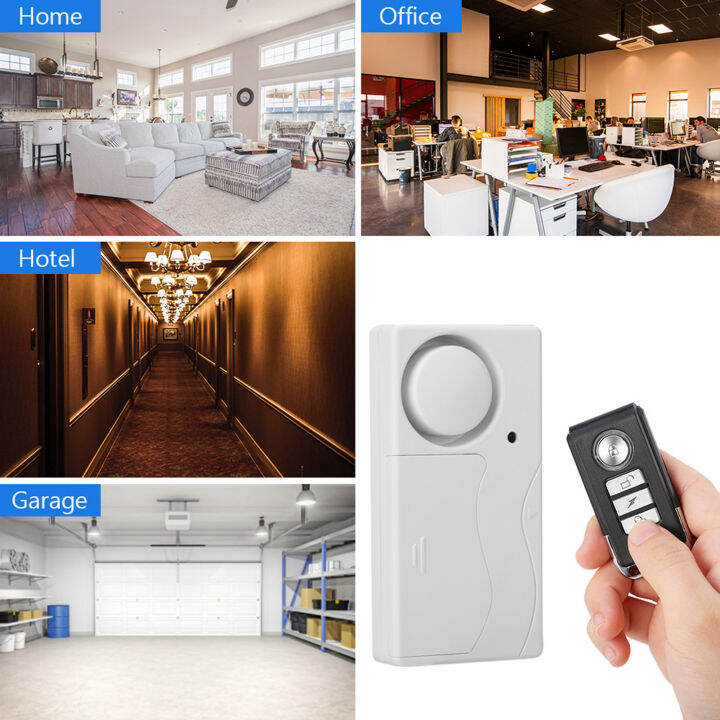 Mr 03R ประตูรีโมทไร้สาย Magnetic Alarm Door Window Open Password สัญญาณกันขโมย | Lazada.co.th