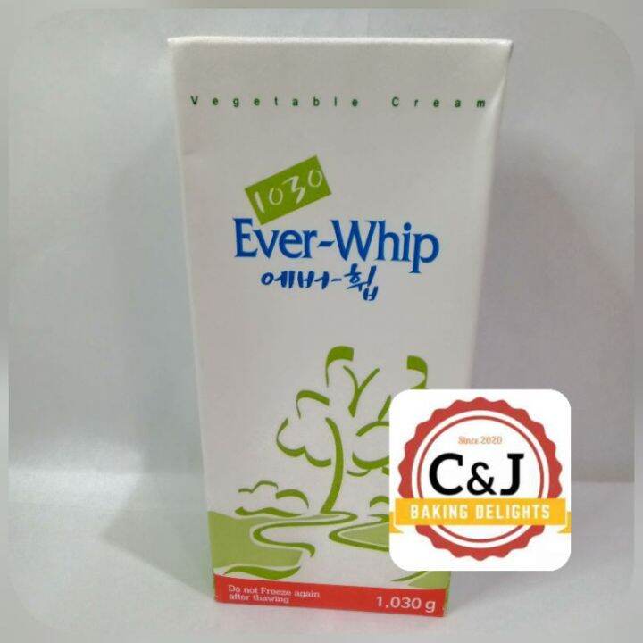 Ever-Whip / 1,030 grams (Non Dairy Whipping Cream) | Lazada PH