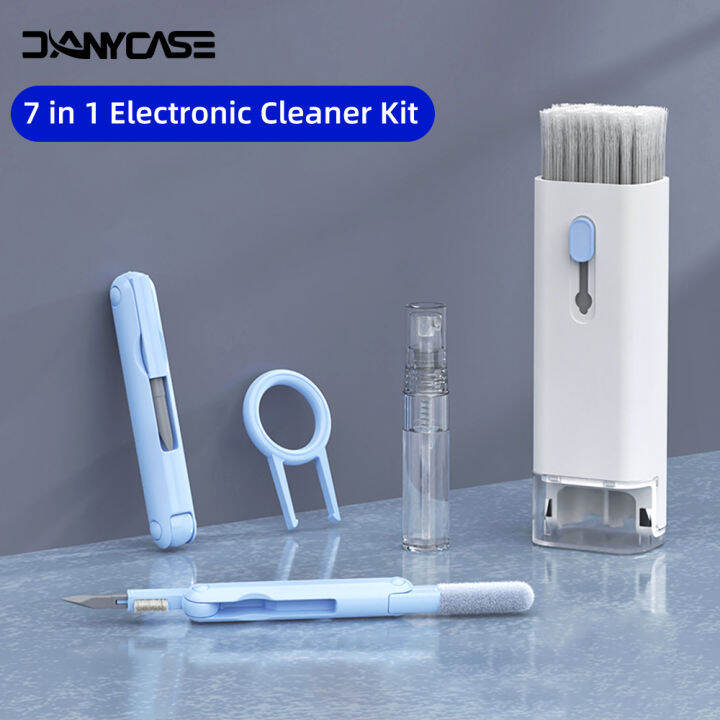 7 in 1 Keyboard Cleaner Kit Computer Brush Earphones Cleaning Pen For ...