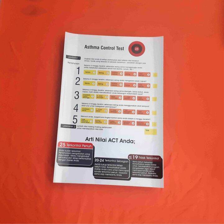 Poster ACT, Poster Asthma Control Test, Poster Kontrol Tes Asma ...
