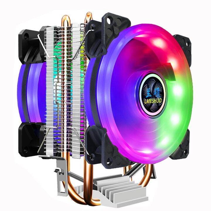 LED CPU Cooler PC Cooling 9CM fan Radiator for LGA 775 1150 1151 1155 ...