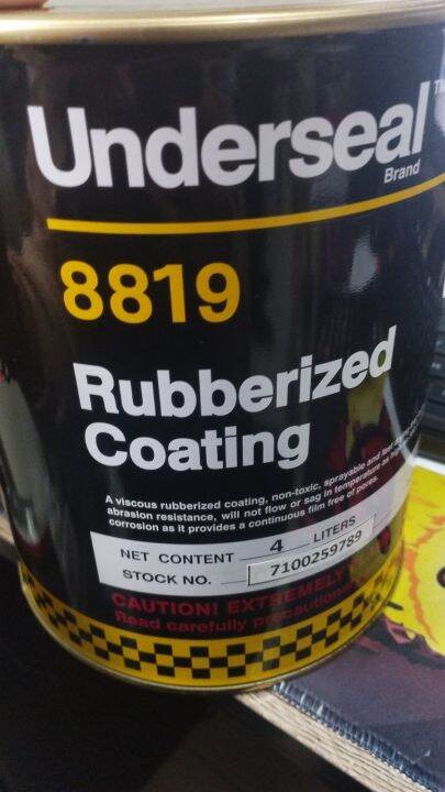 3M Underseal Rubberized Coating 8819 Undercoat / Rubberseal 4 Liters ...