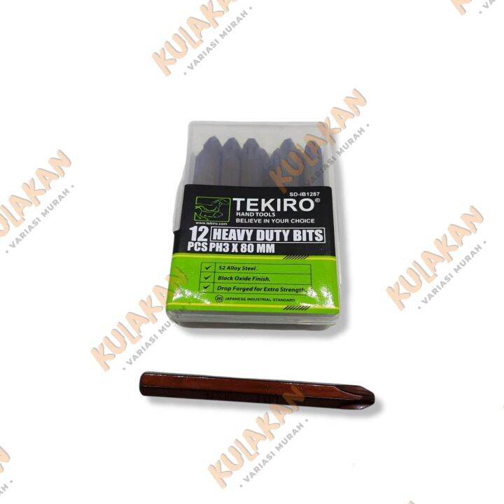 Tekiro Mata Obeng Ketok PH3 + Plus 8mm Mata Obeng Getok Tekiro PH 3 8mm ...