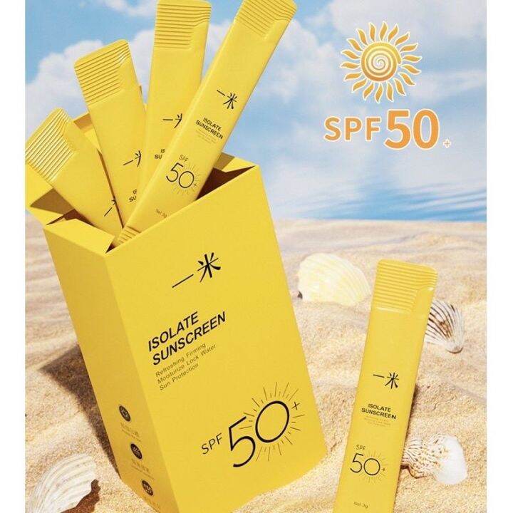 Isolate Sunscreen SPF50+/Sunblock Sachet | Lazada Indonesia