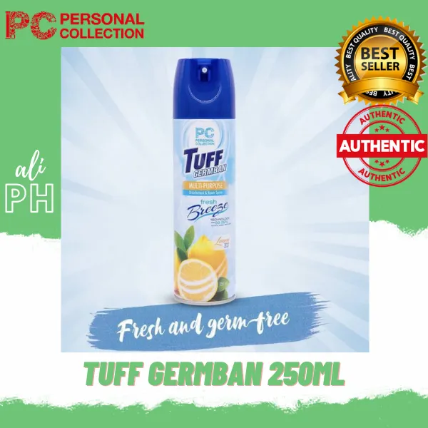 Tuff Germban Lemon Multi-purpose Disinfectant & Room Spray Lemon Zest ...
