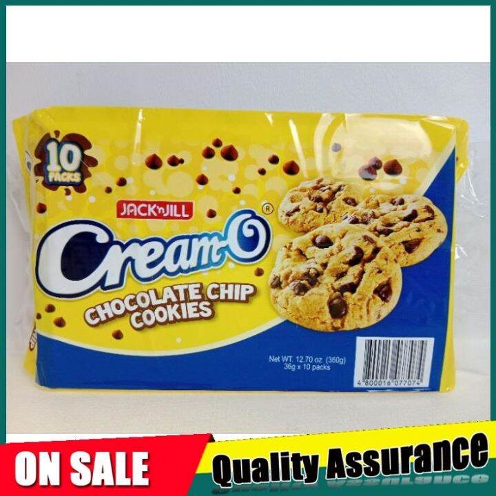 【ON SALE】 Cream - O Chocolate Chip Cookies 10 x 36g | Lazada PH