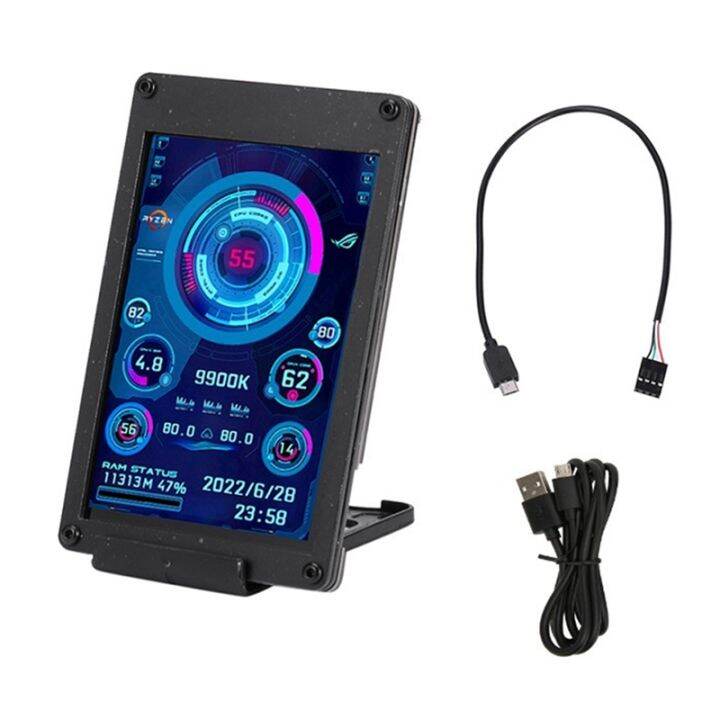 3.5 Inch Computer Monitor Easy Install Acrylic + Metal for Mini ITX ...