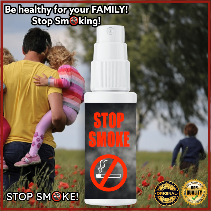 Authentic Stop Smoke Spray Anti Anxiety Spray Effective 30ml Care Get ...